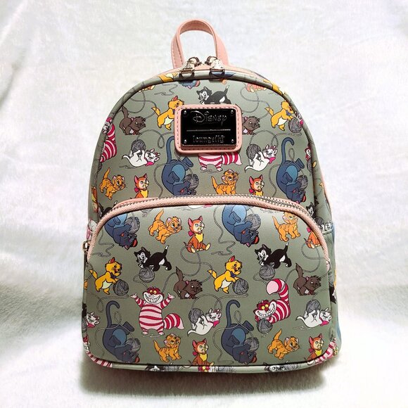 Loungefly | Bags | Loungefly Disney Cats Backpack Aristocats Cheshire ...